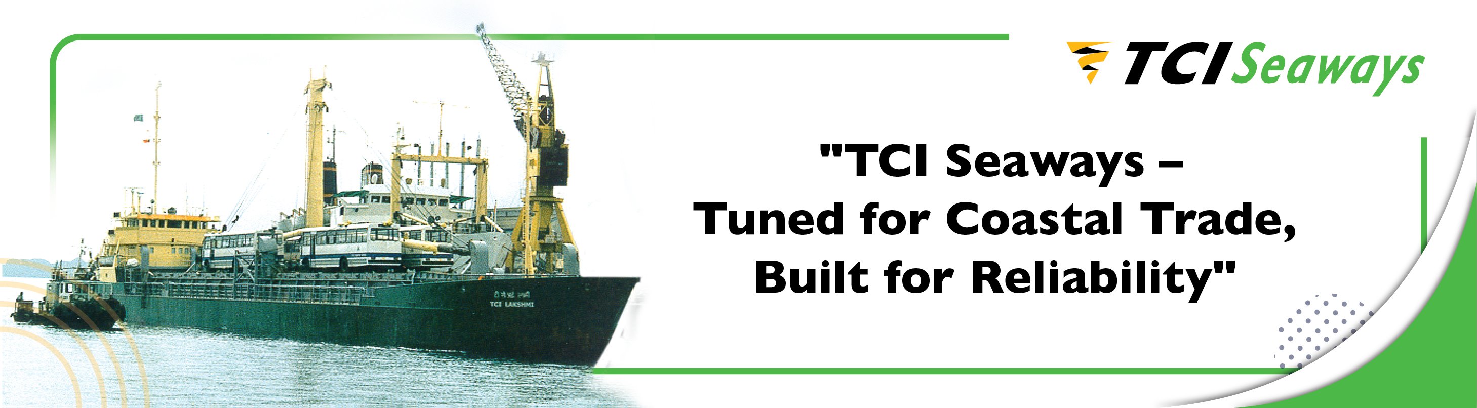 TCI Seaways – Built for Reliability, Tuned for Coastal Trade
